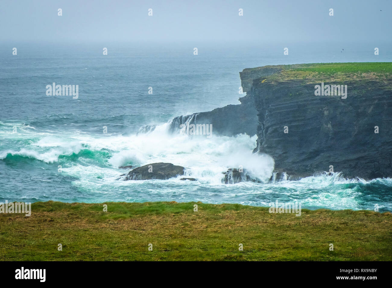 Kilkee Cliffs, Co Clare Stock Photo - Alamy