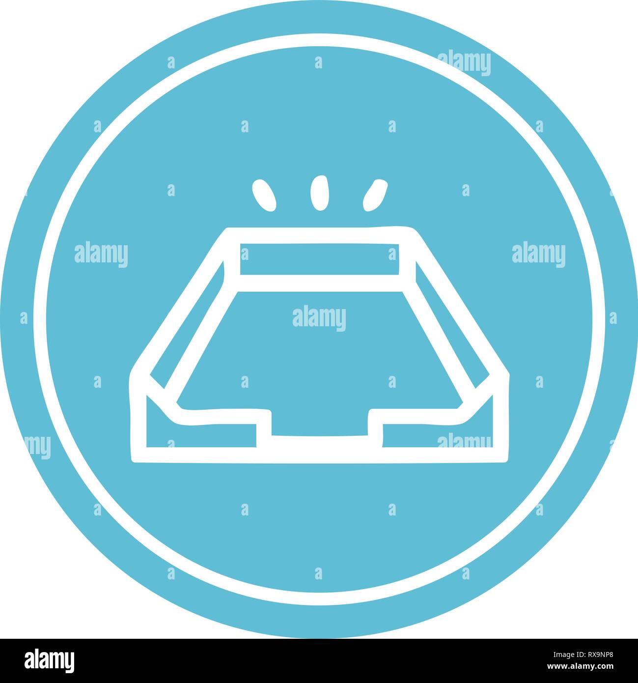 In tray office Stock Vector Images - Alamy