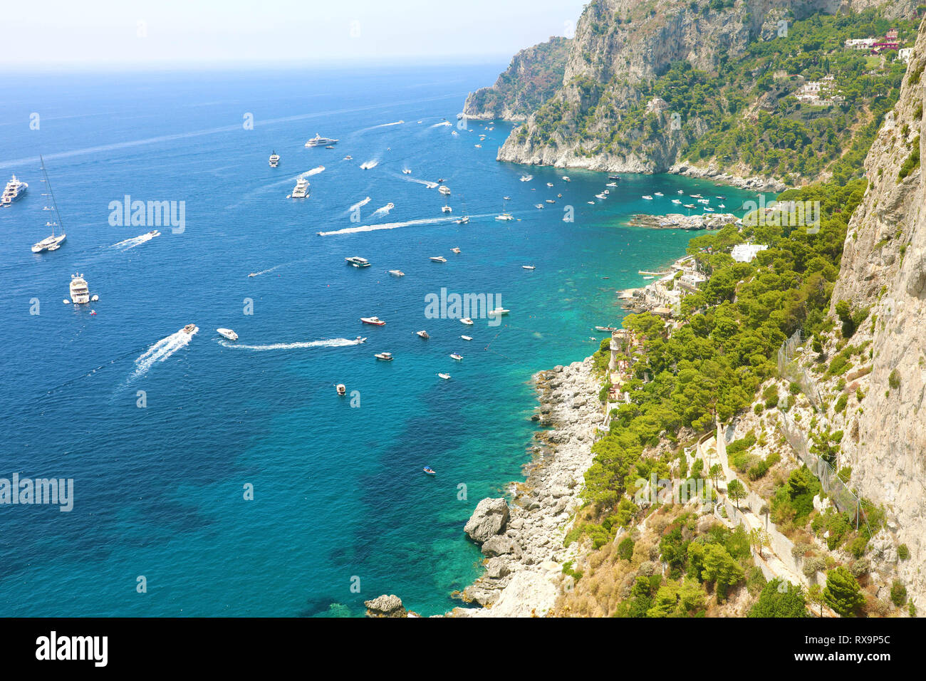 Capri italy beach aerial hi-res stock photography and images - Alamy