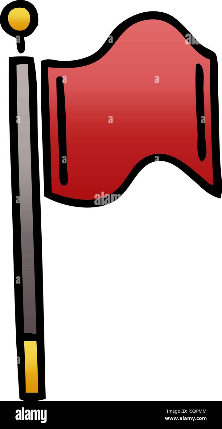 Lifeguard red flag Stock Vector Images - Alamy