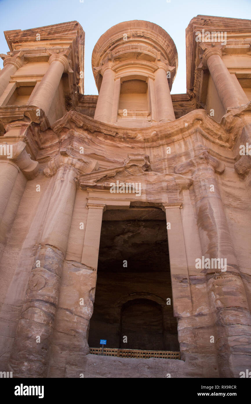 The Monastary, Petra, Jordan Stock Photo - Alamy
