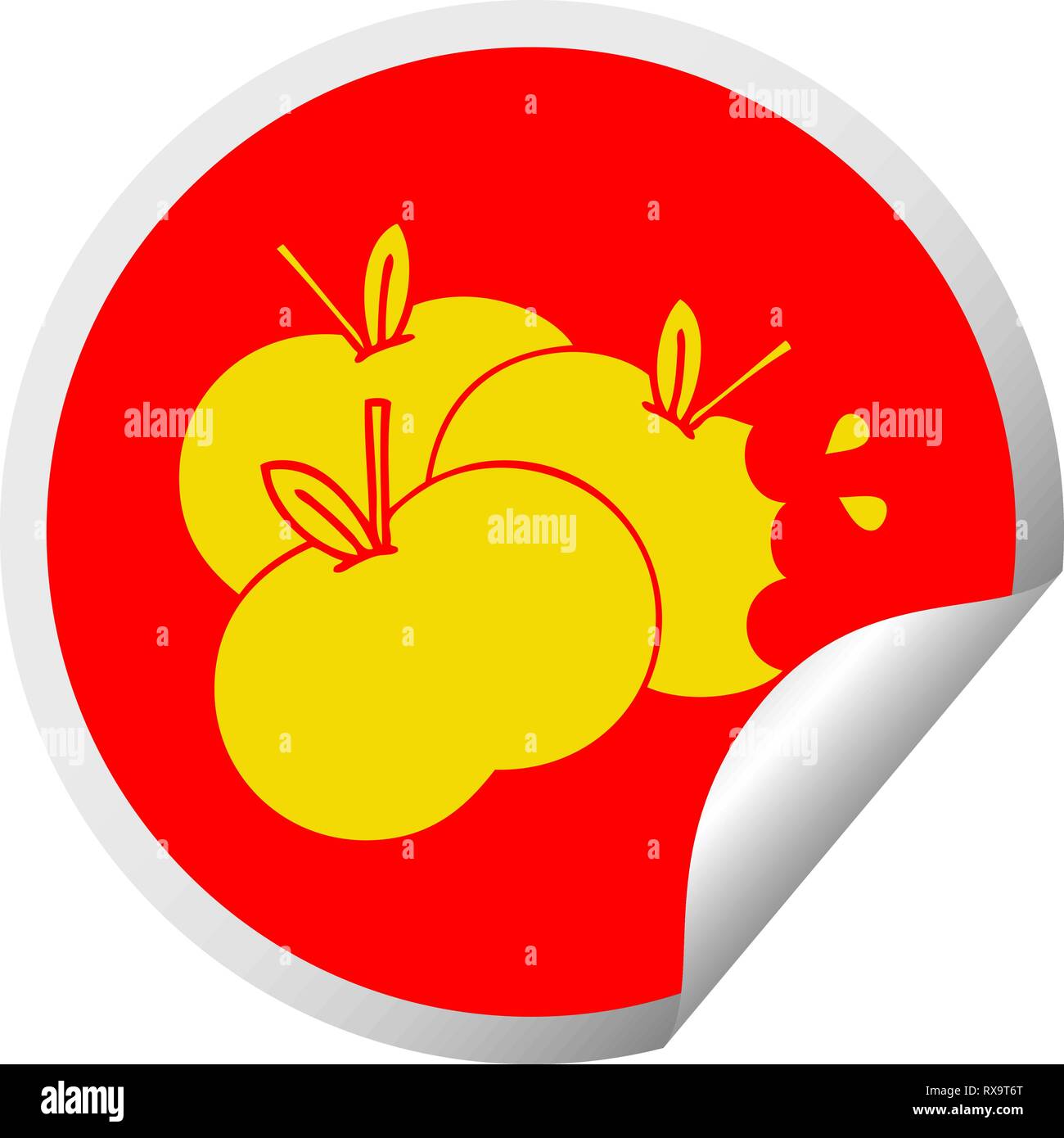 Hand peeling sticker hi-res stock photography and images - Alamy