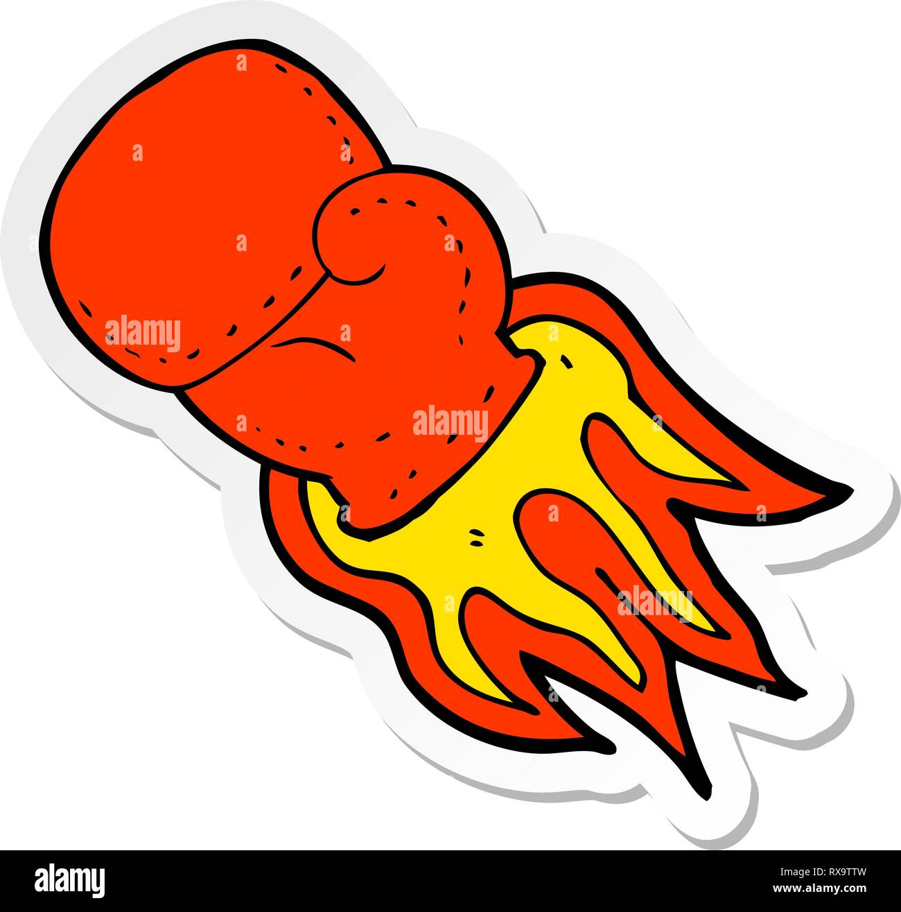 Cartoon super punch hi-res stock photography and images - Alamy