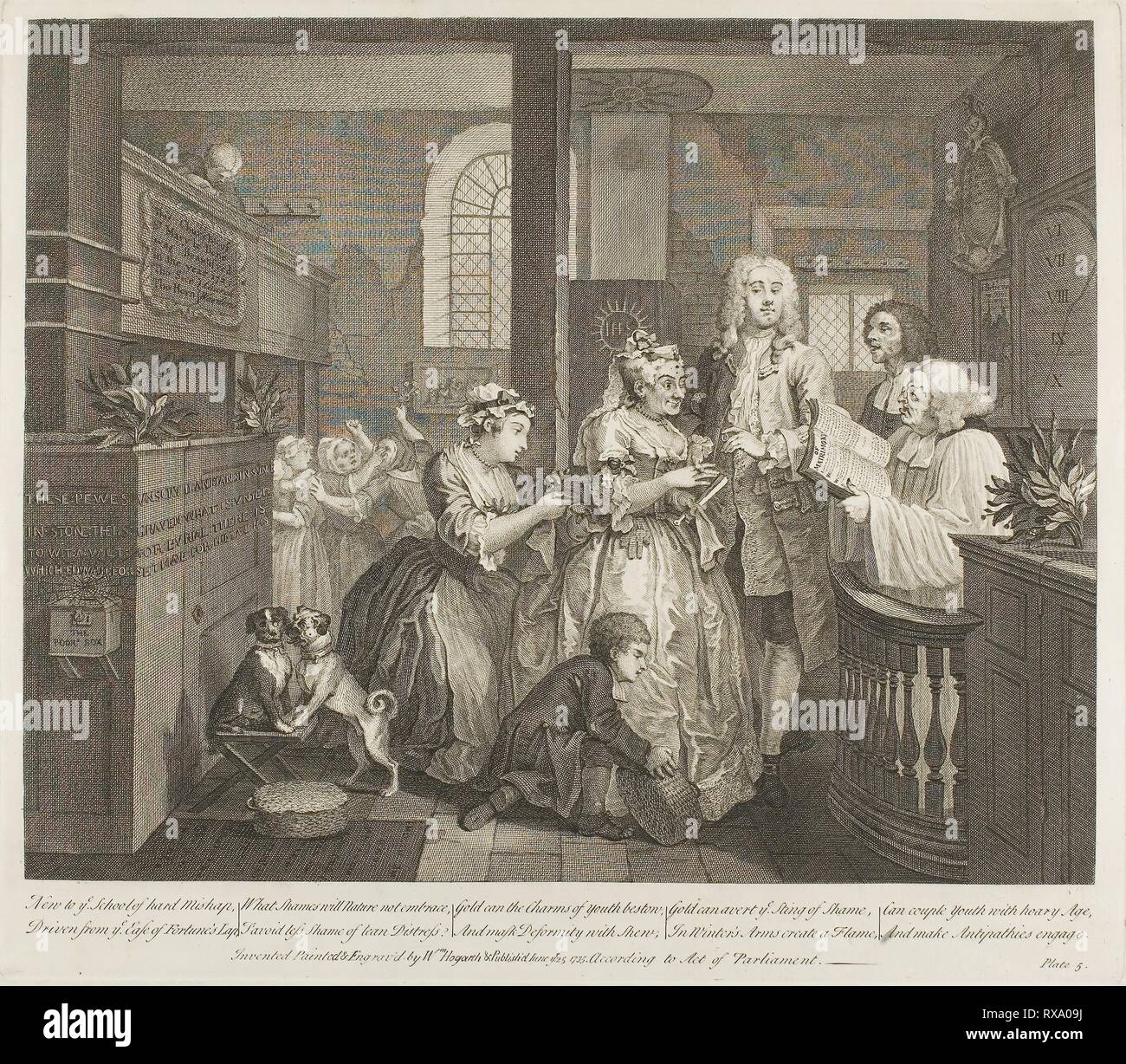 Plate Five, from A Rake's Progress. William Hogarth; English, 1697-1764 ...