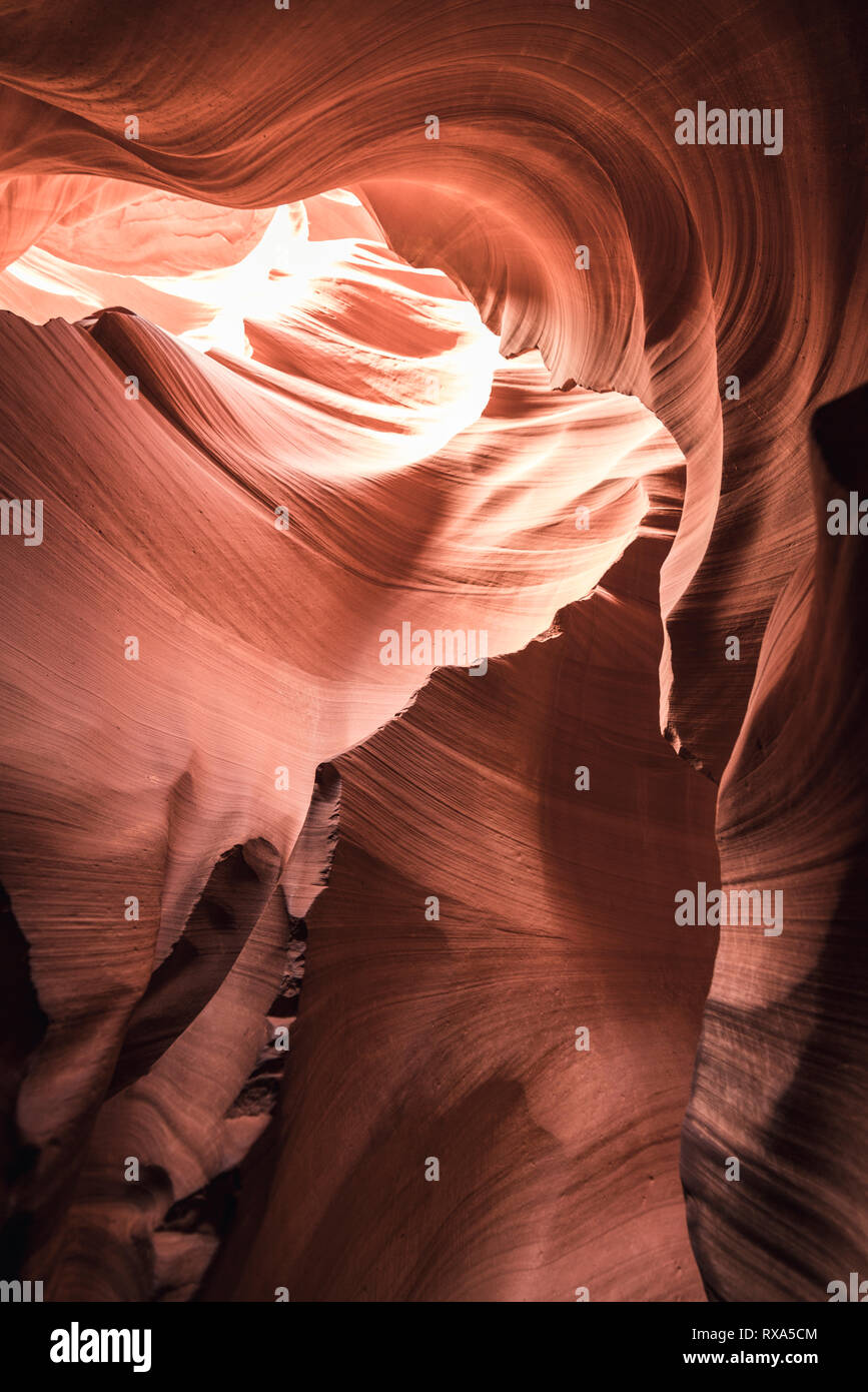Interior of cave at Antelope Canyon Stock Photo - Alamy