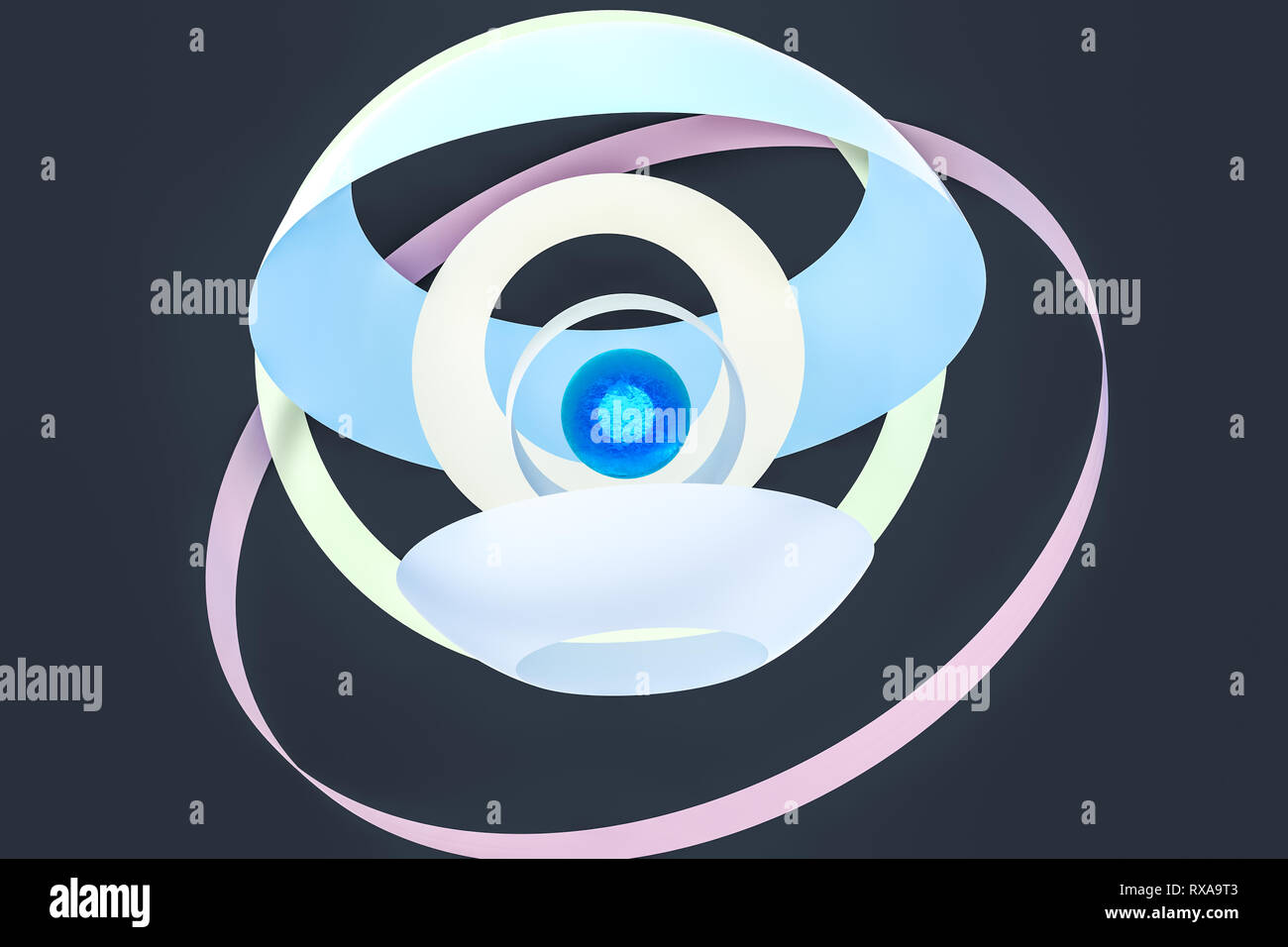 3d rendering, creative loop graphic Stock Photo - Alamy