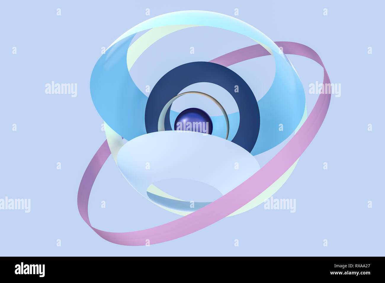 3d rendering, creative loop graphic Stock Photo - Alamy