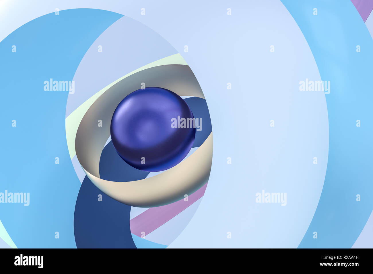 3d rendering, creative loop graphic Stock Photo - Alamy