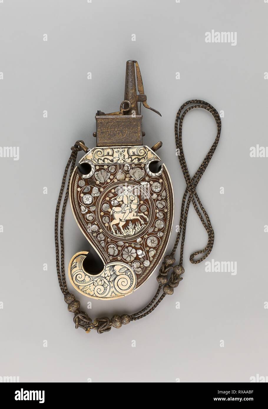 Powder Flask. German, Saxony. Date: 1610-1640. Dimensions: H. 23.5 cm ...