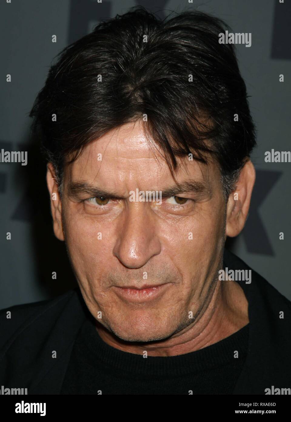 Charlie Sheen 2012 Photo By John Barrett/PHOTOlink Stock Photo - Alamy