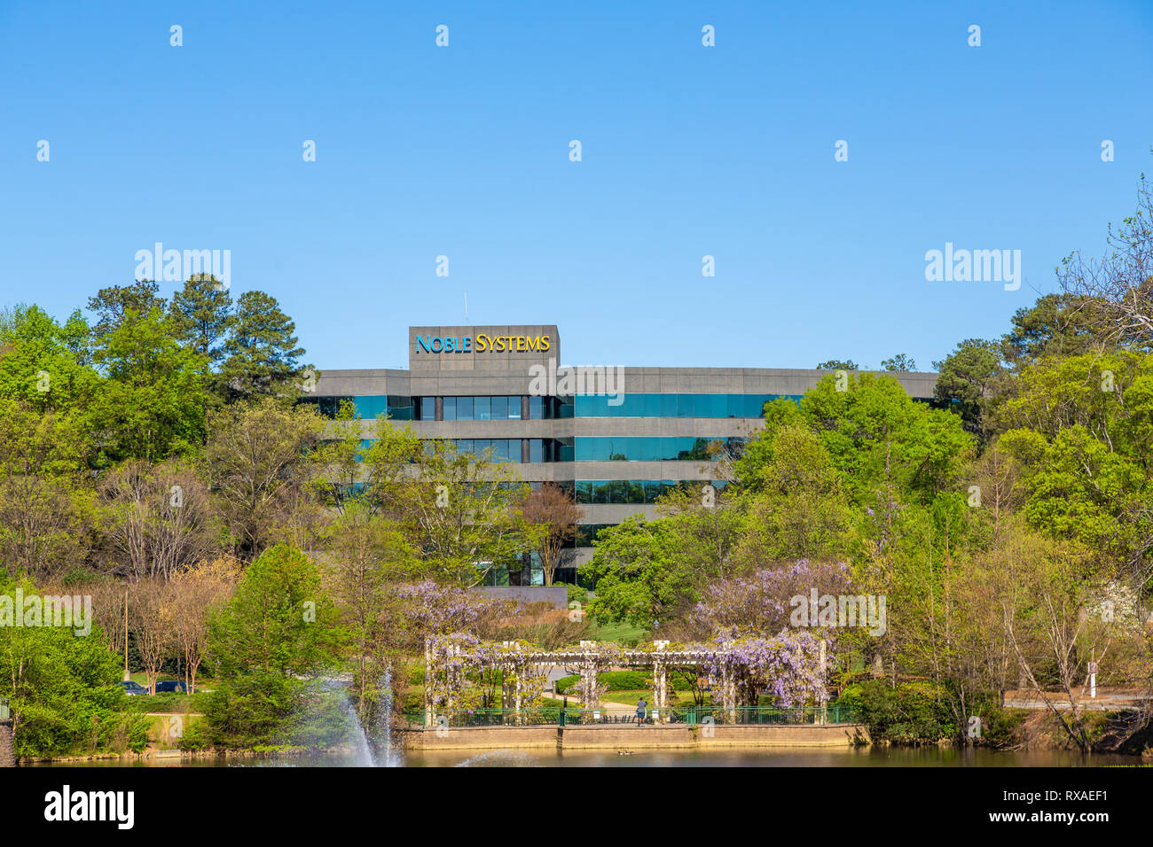 DUNWOODY, GEORGIA - April 3, 2016: Noble Systems is a privately held ...