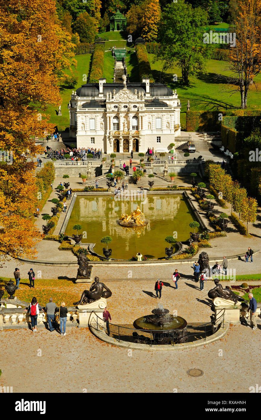 Linderhof Palace, Bavaria, Germany Stock Photo - Alamy