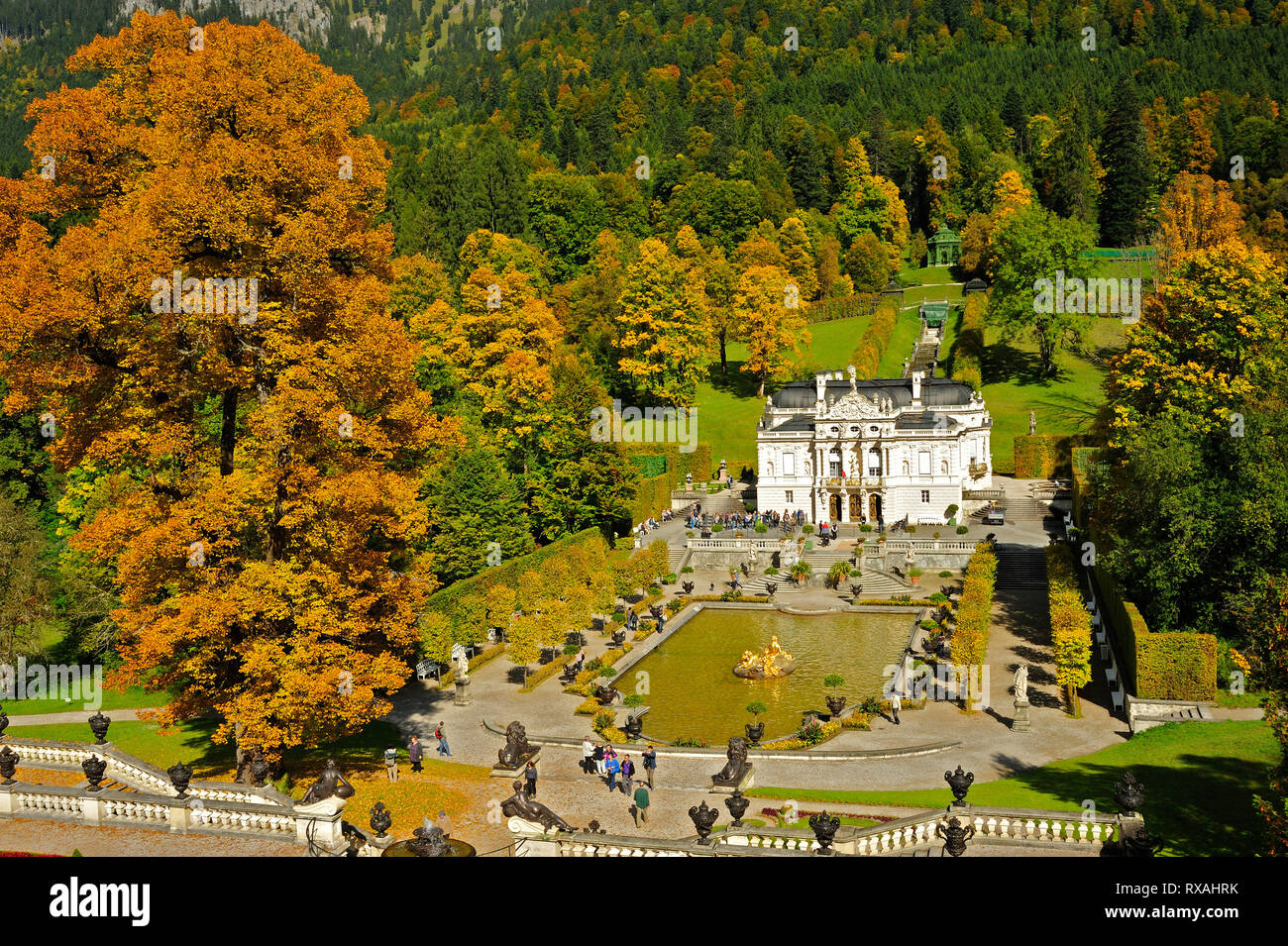 Linderhof Palace, Bavaria, Germany Stock Photo - Alamy