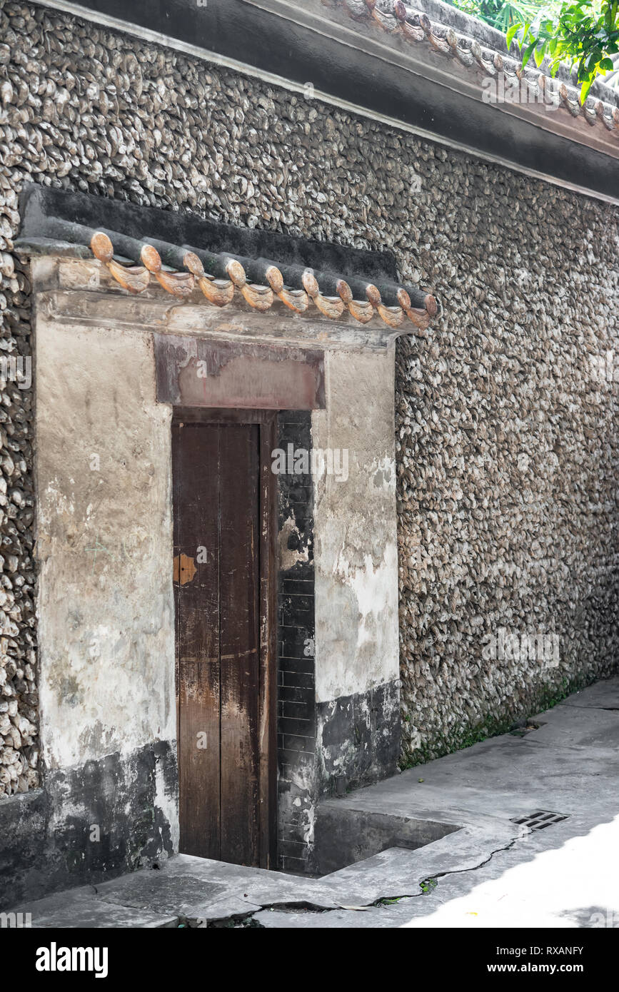 ancient wooden gate on an old building Stock Photo - Alamy