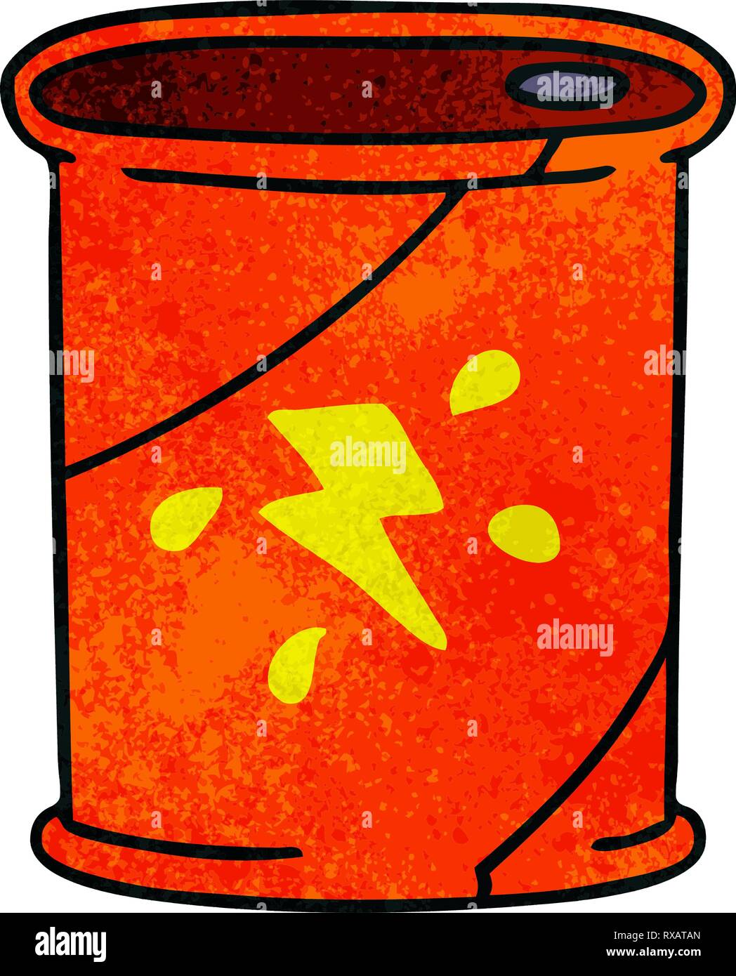 hand drawn quirky cartoon cola can Stock Vector Image & Art - Alamy