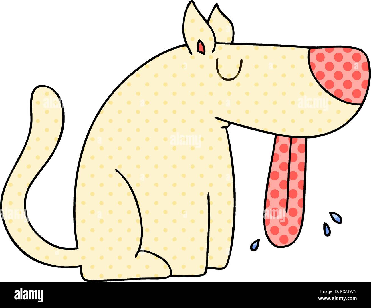 comic book style quirky cartoon dog Stock Vector Image & Art - Alamy