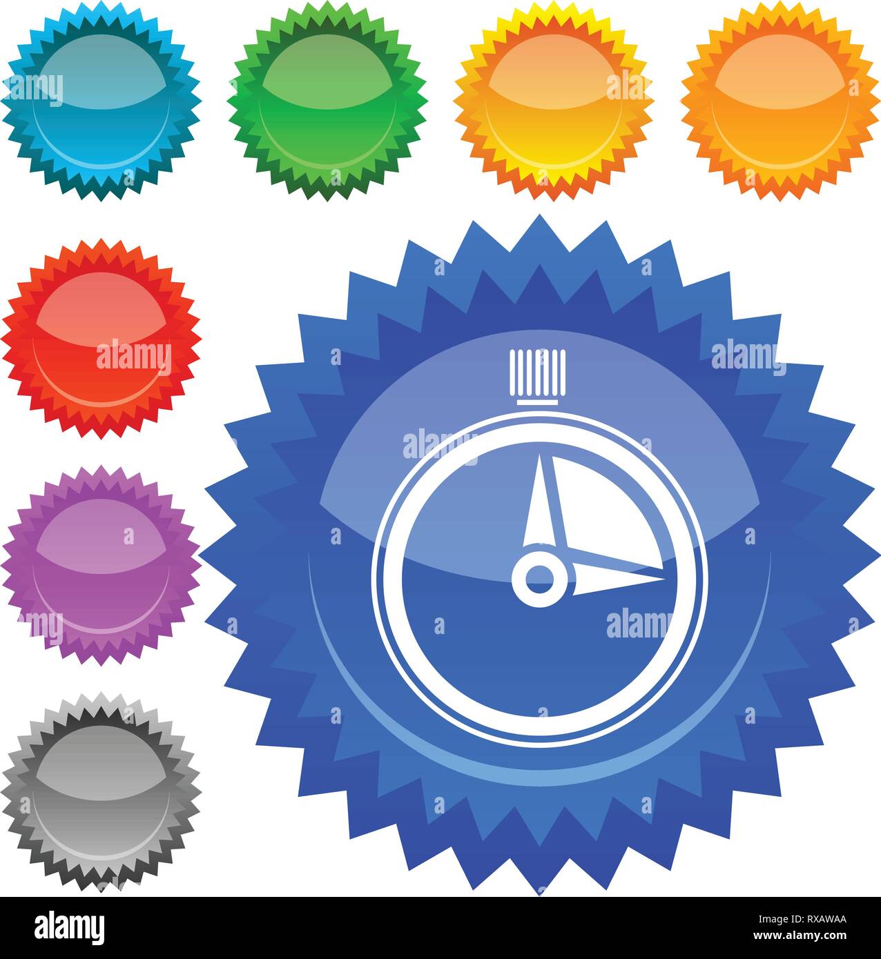 Timer, stopwatch icon. Urgency, turnaround time, schedule concepts ...