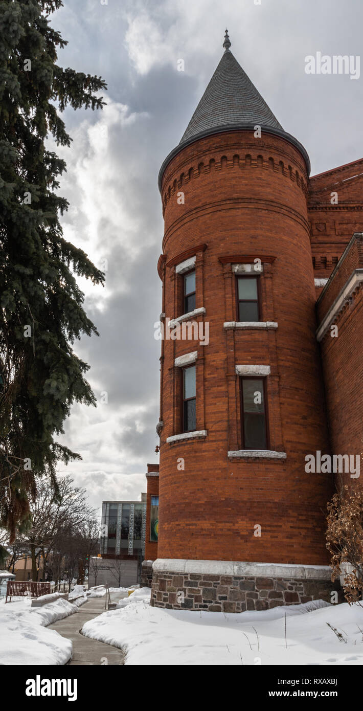 Turret on the heritage opera house in Orillia Ontario Stock Photo - Alamy