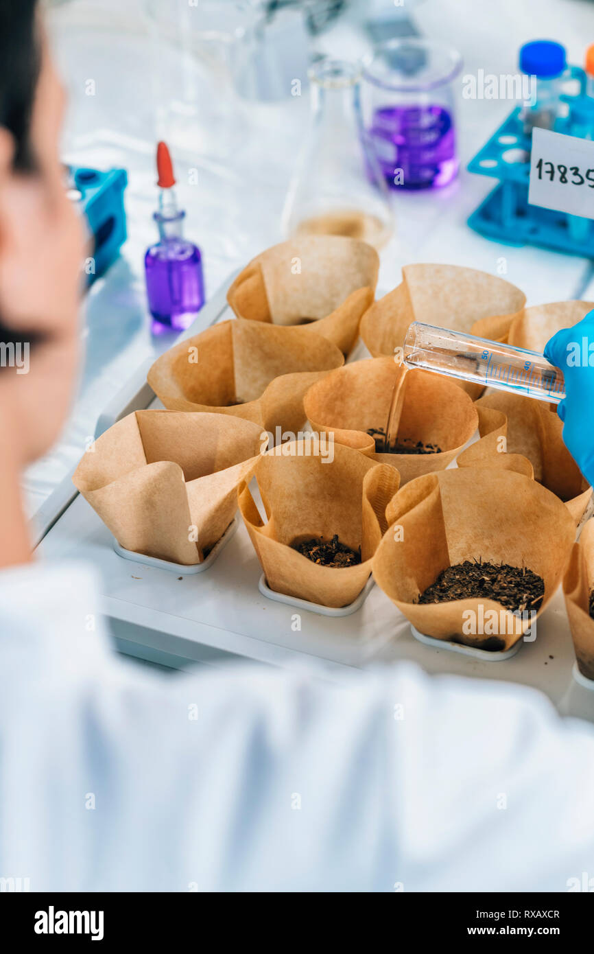 Soil samples in lab hi-res stock photography and images - Alamy