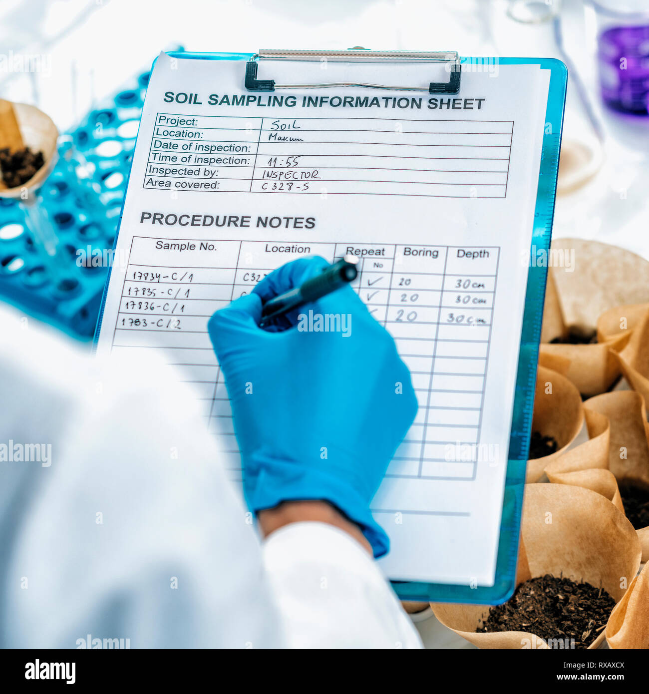 Laboratory notes hi-res stock photography and images - Alamy