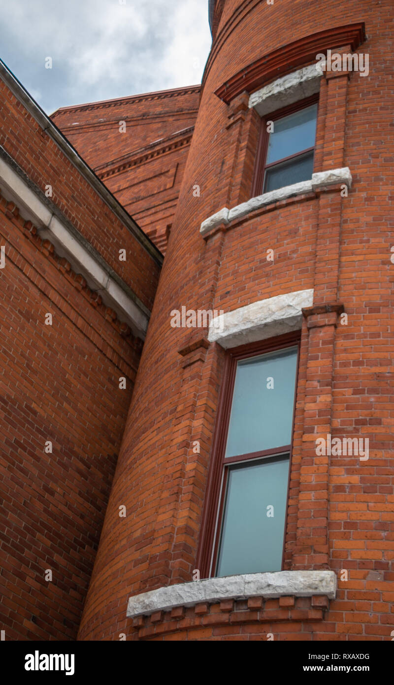 Exterior wall of old Orillia opera house Stock Photo - Alamy