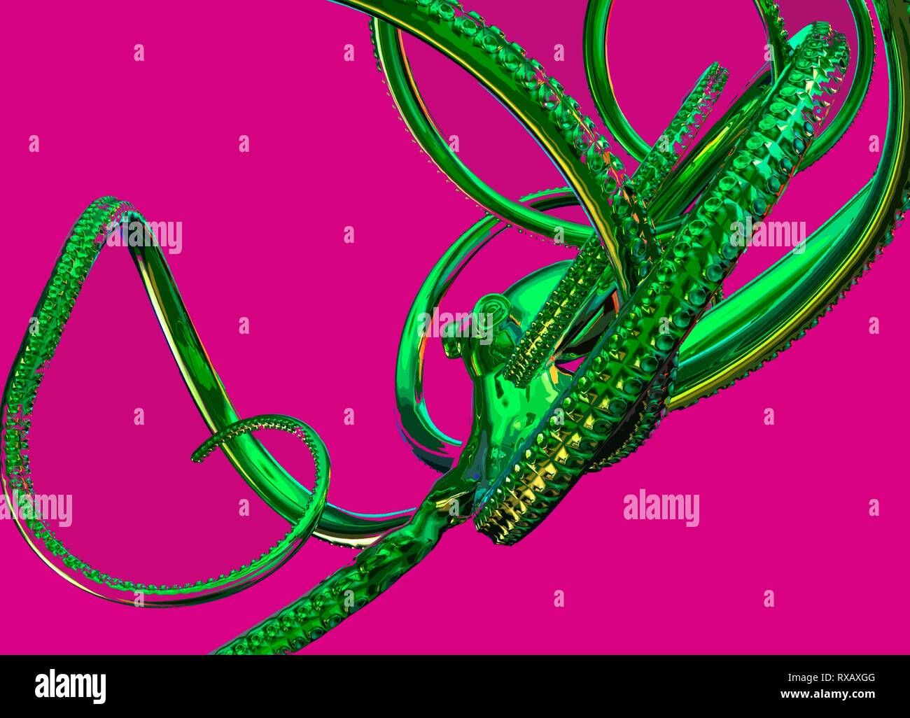 Octopus illustration hi-res stock photography and images - Alamy