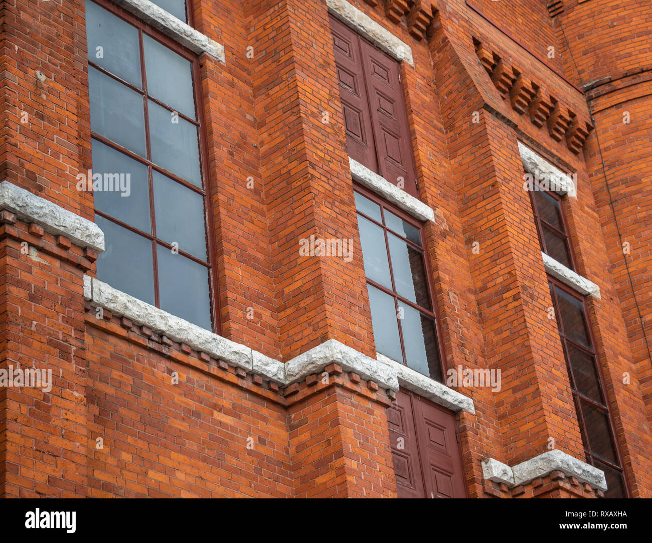 Exterior Wall of Old Opera House in Orillia Stock Photo - Alamy