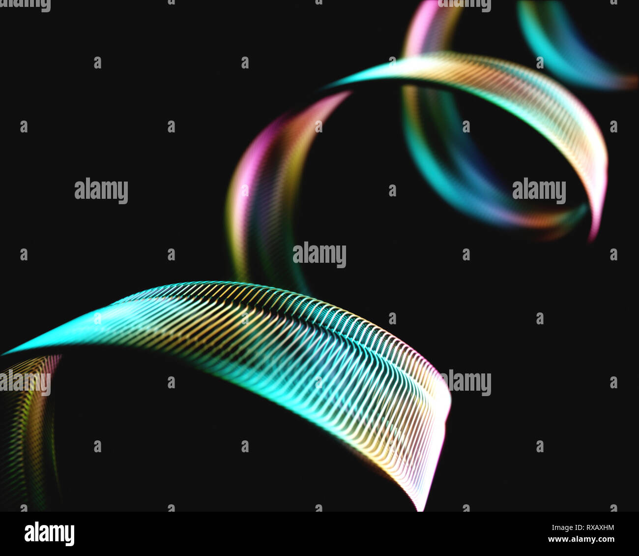 Abstract coil shape, illustration Stock Photo - Alamy