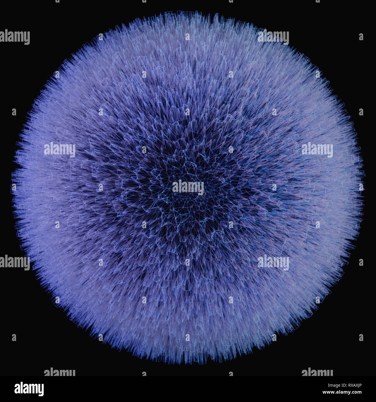 Sphere with spikes, illustration Stock Photo - Alamy