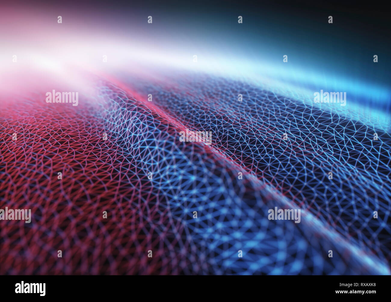 Connecting network lines, illustration Stock Photo - Alamy