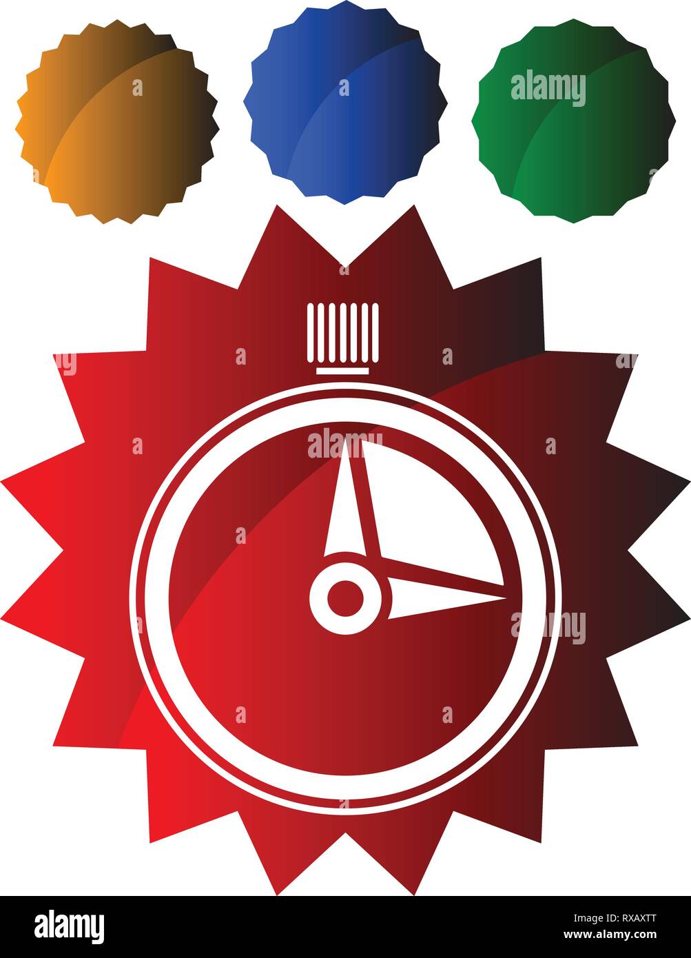 Timer, stopwatch icon. Urgency, turnaround time, schedule concepts ...