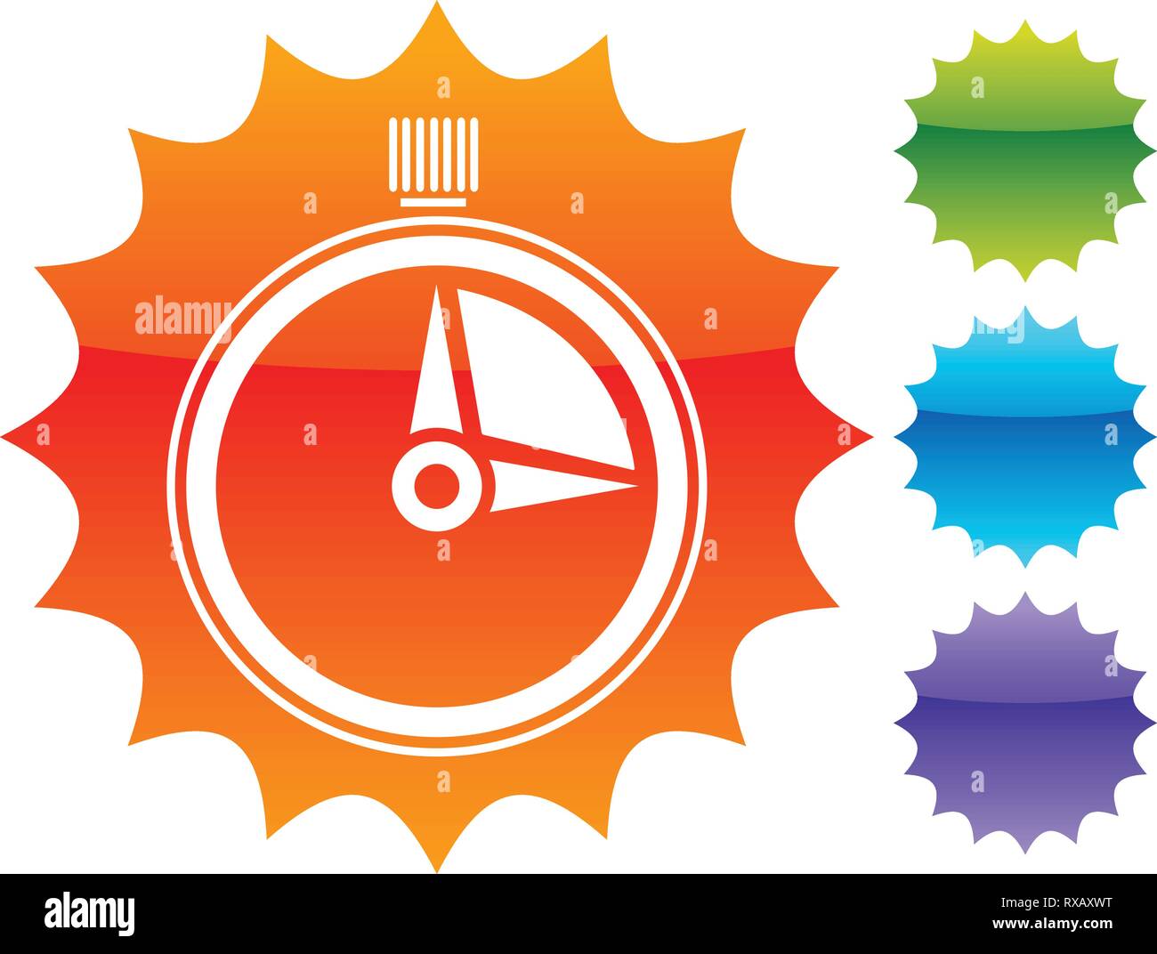 Timer, stopwatch icon. Urgency, turnaround time, schedule concepts ...