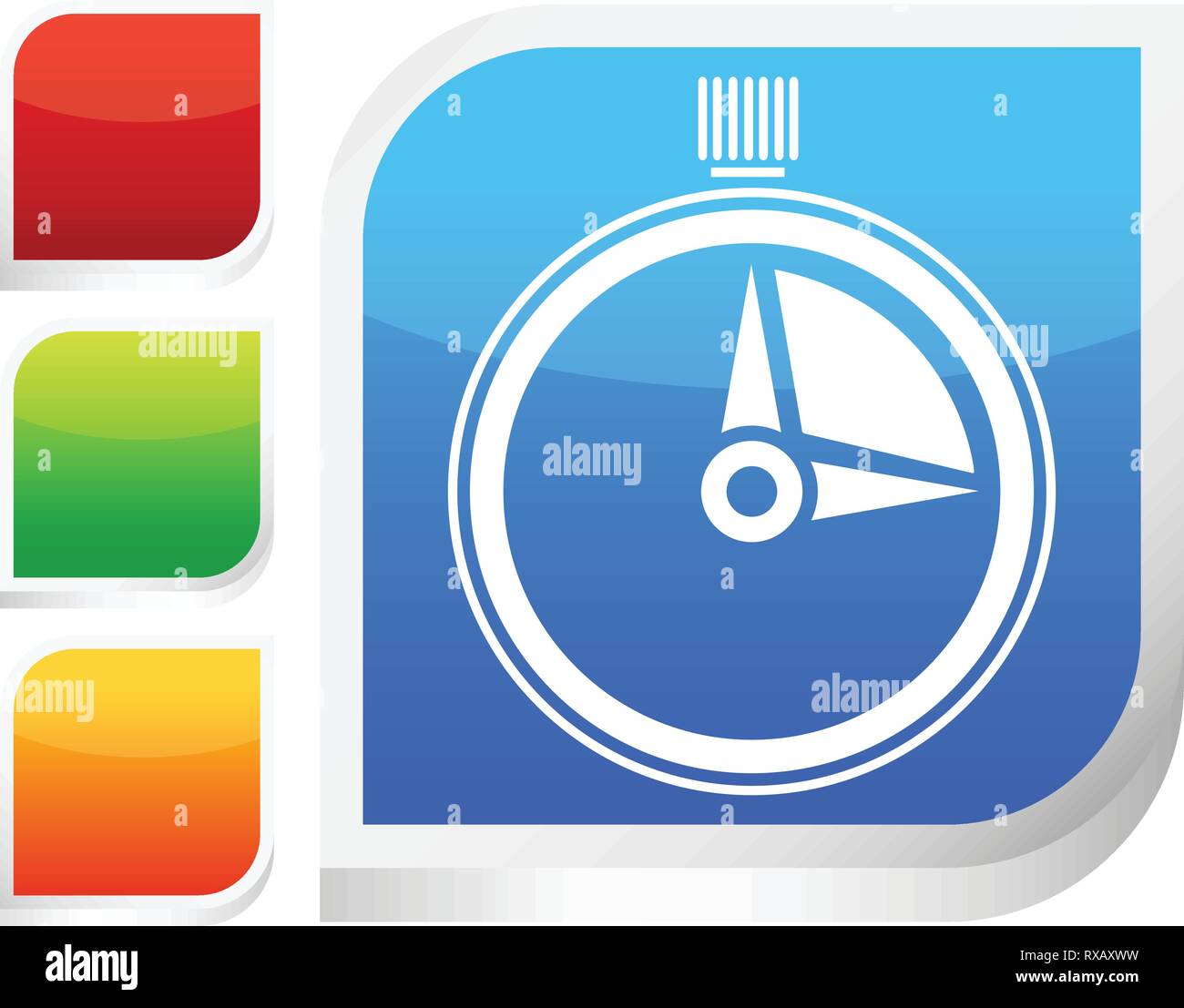 Timer, stopwatch icon. Urgency, turnaround time, schedule concepts ...
