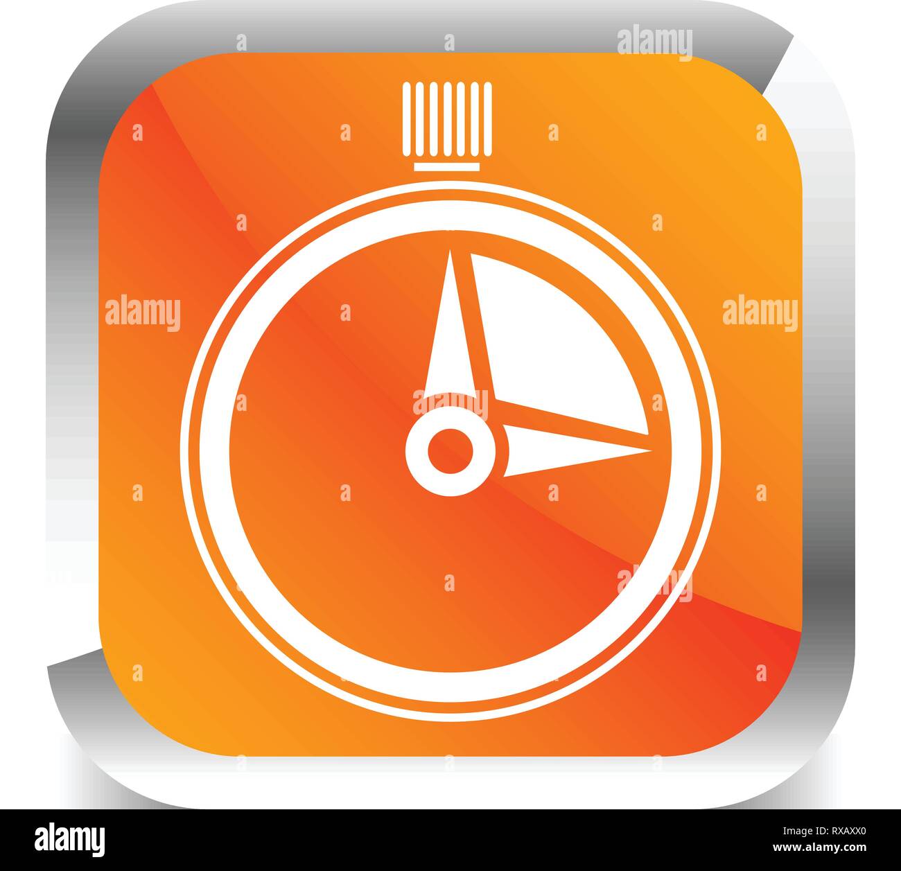Timer, stopwatch icon. Urgency, turnaround time, schedule concepts ...