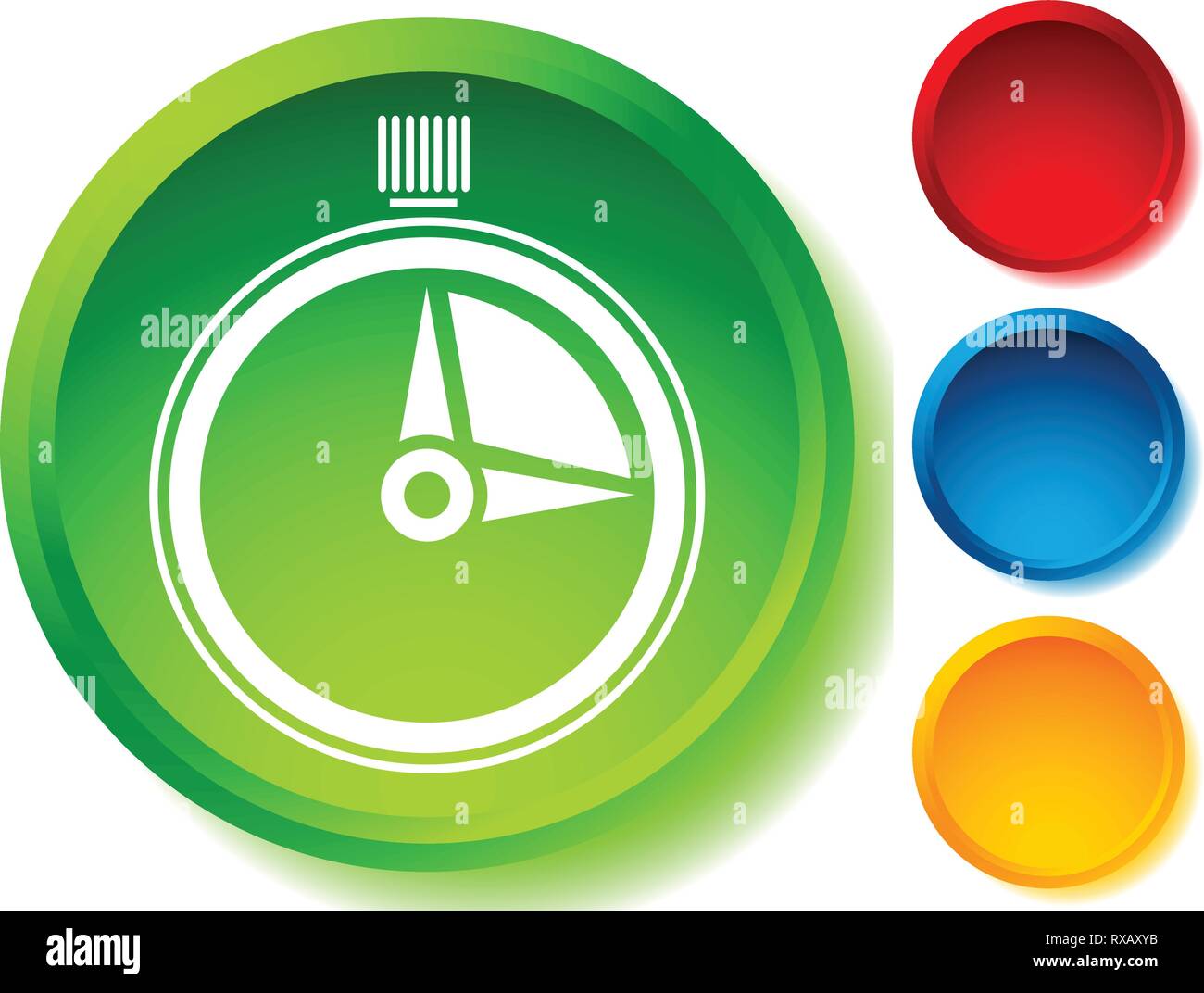 Timer, stopwatch icon. Urgency, turnaround time, schedule concepts ...