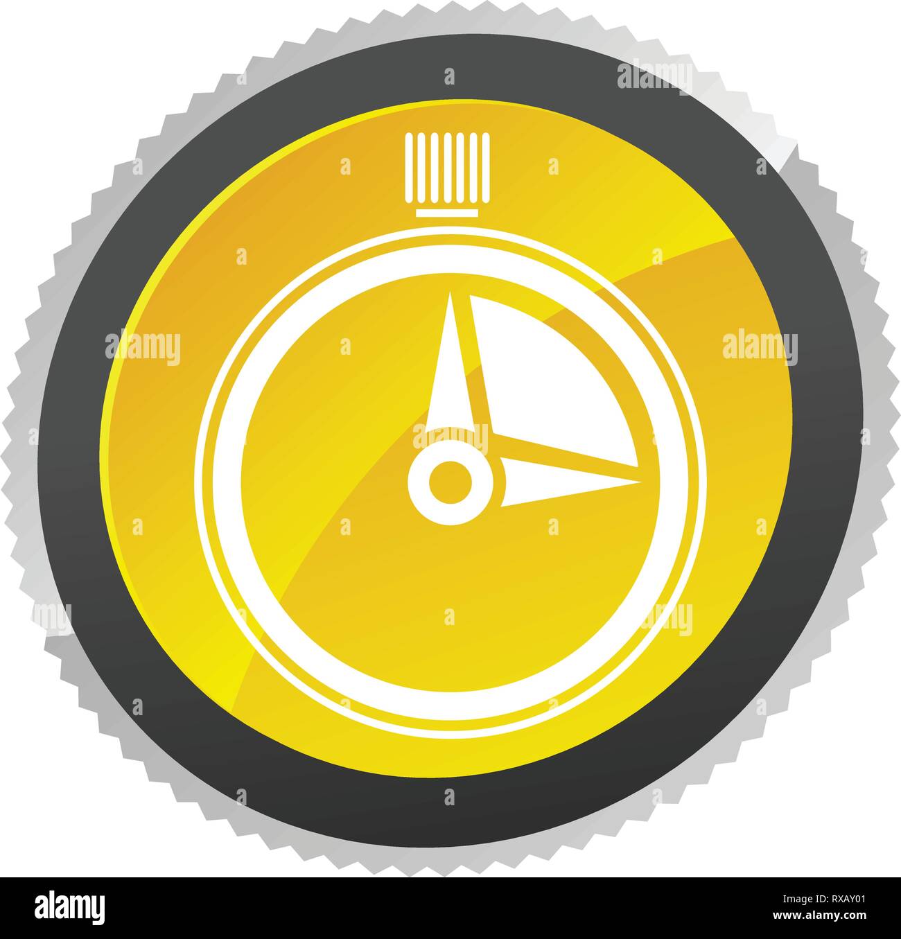 Timer, stopwatch icon. Urgency, turnaround time, schedule concepts ...