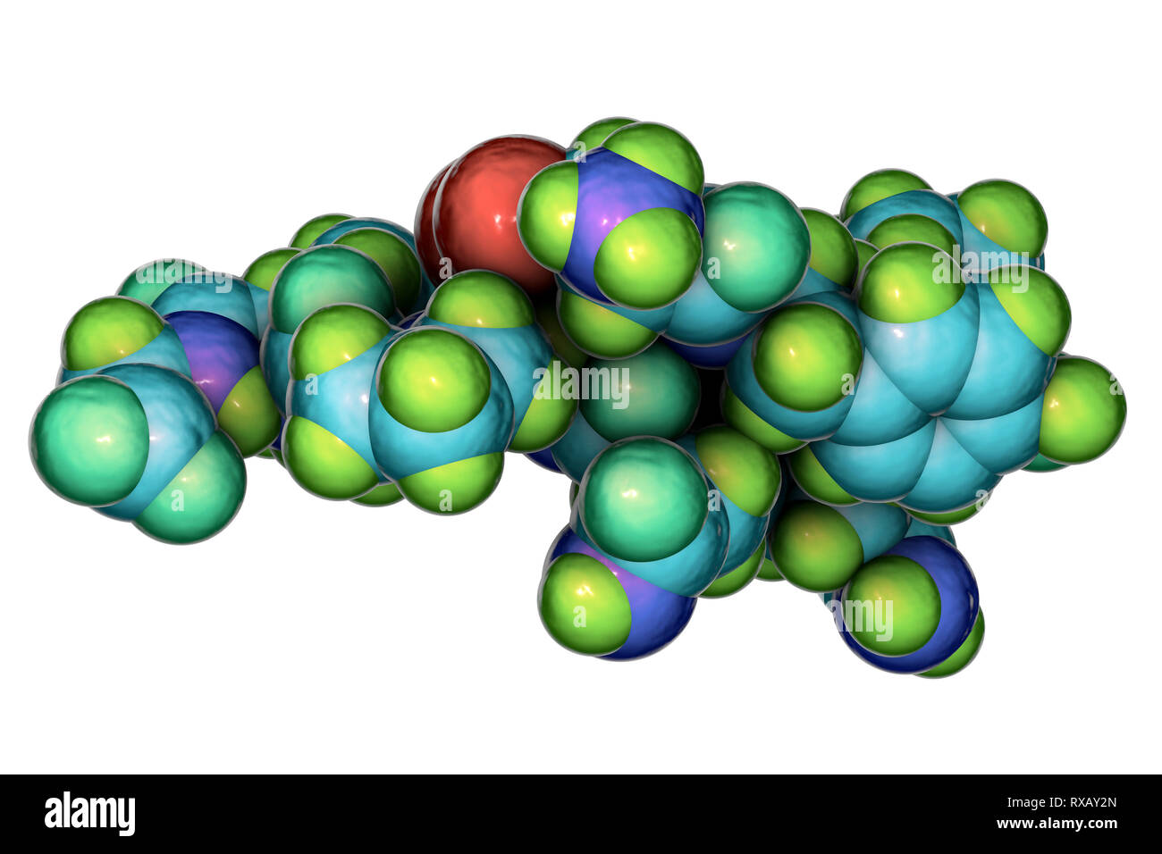Oxytocin structure hi-res stock photography and images - Alamy