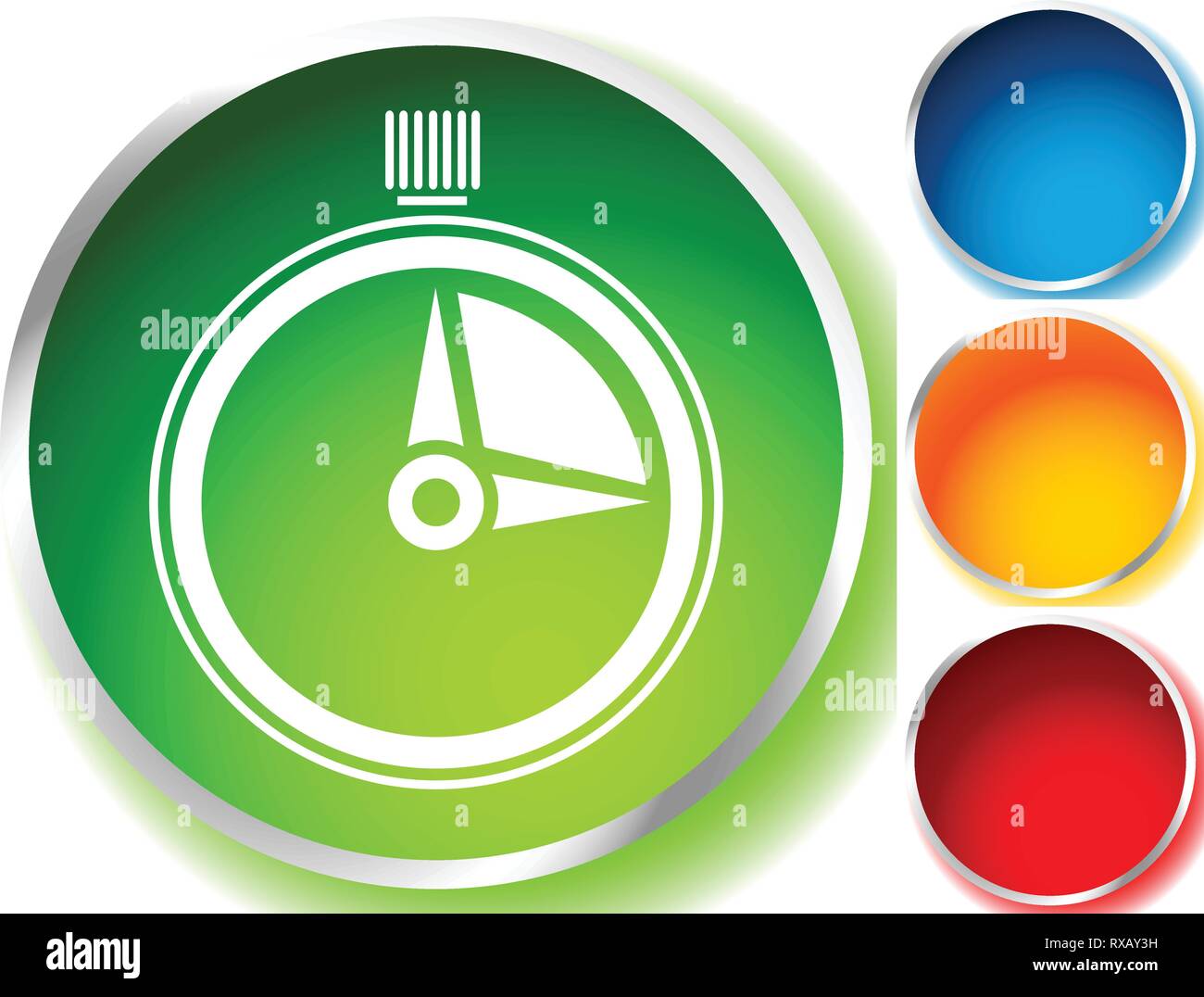 Timer, stopwatch icon. Urgency, turnaround time, schedule concepts ...