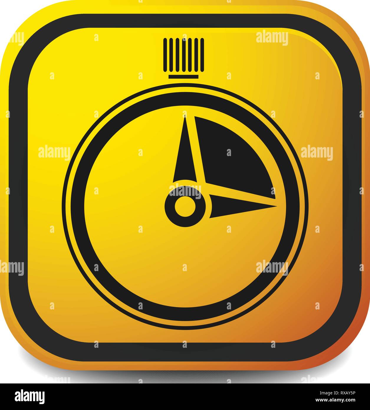 Timer, stopwatch icon. Urgency, turnaround time, schedule concepts ...