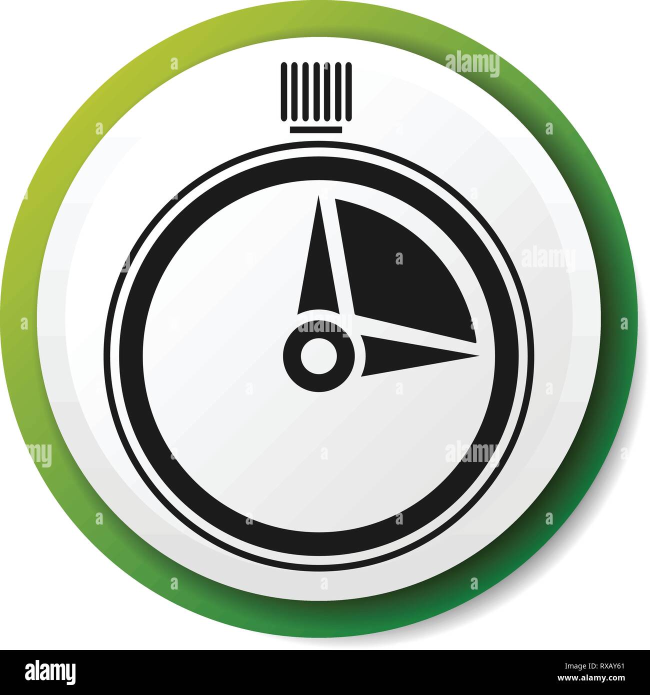 Timer, stopwatch icon. Urgency, turnaround time, schedule concepts ...