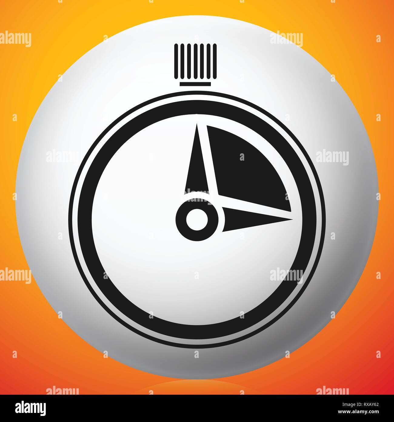 Timer, stopwatch icon. Urgency, turnaround time, schedule concepts ...