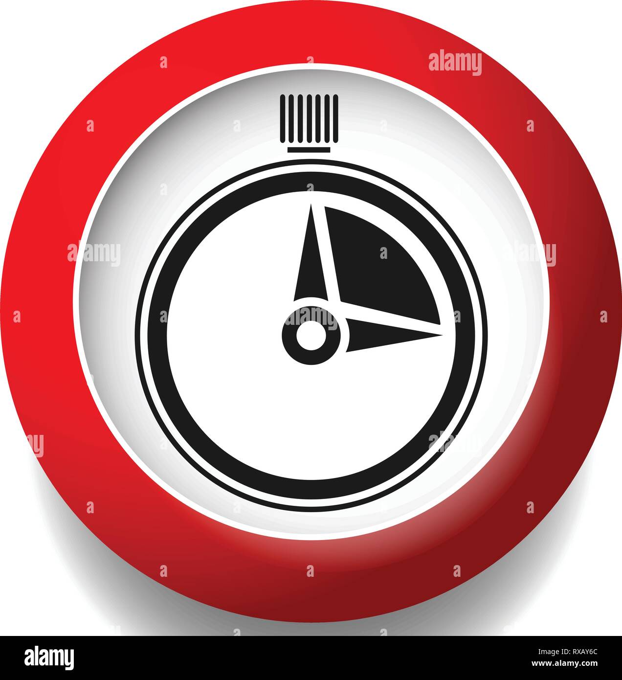 Timer, stopwatch icon. Urgency, turnaround time, schedule concepts ...