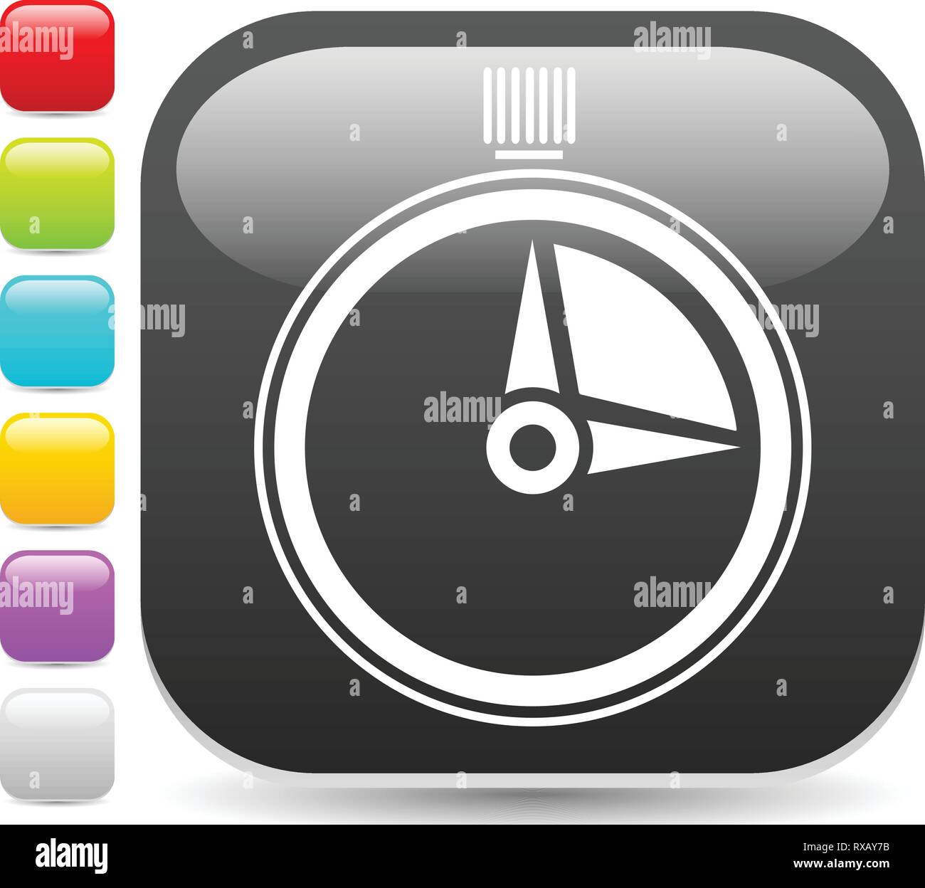 Timer, stopwatch icon. Urgency, turnaround time, schedule concepts ...
