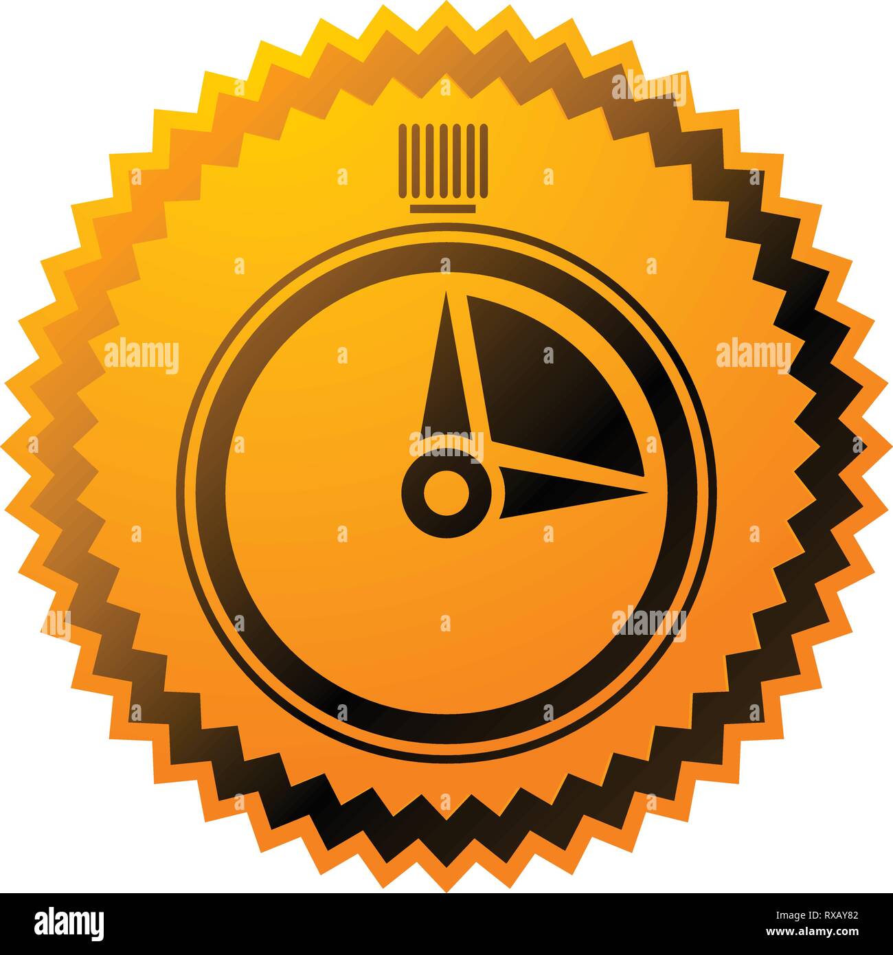 Timer, stopwatch icon. Urgency, turnaround time, schedule concepts ...