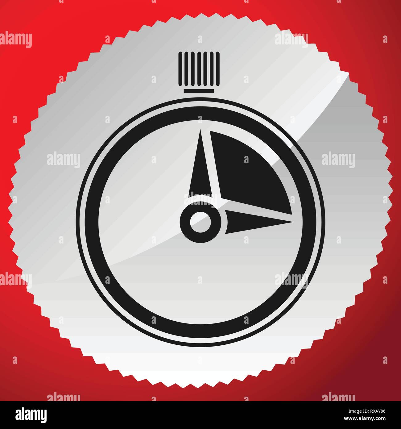 Timer, stopwatch icon. Urgency, turnaround time, schedule concepts ...