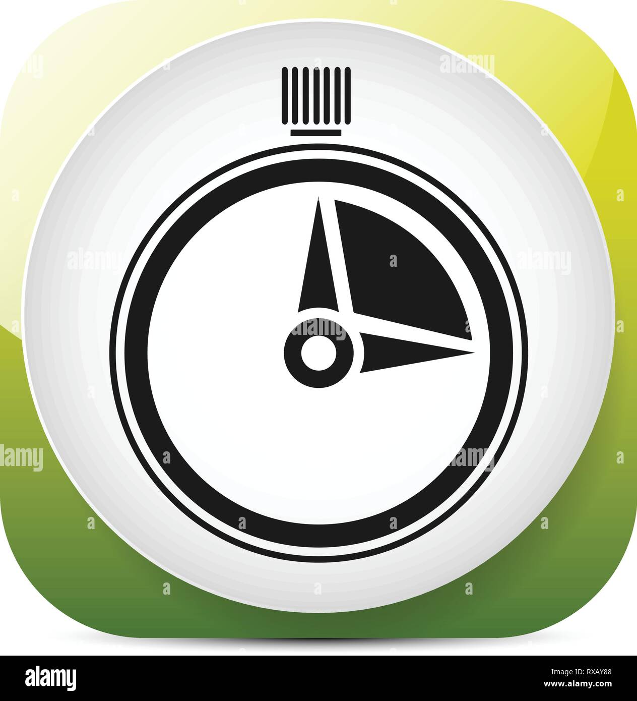 Timer, stopwatch icon. Urgency, turnaround time, schedule concepts ...