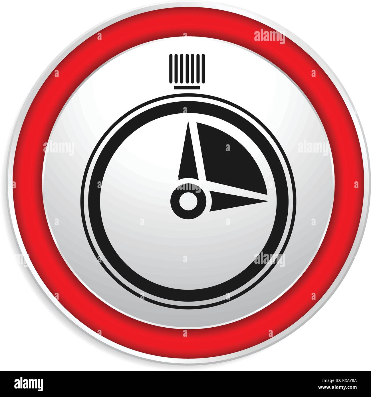 Timer, stopwatch icon. Urgency, turnaround time, schedule concepts ...