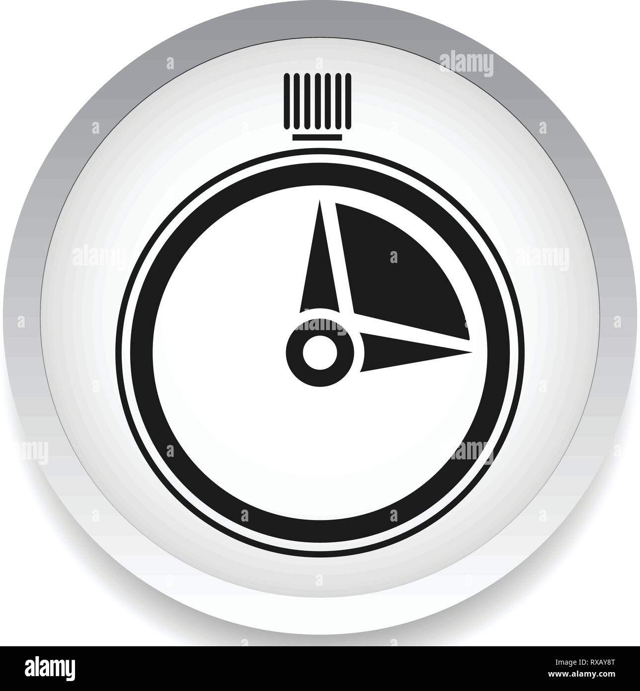Timer, stopwatch icon. Urgency, turnaround time, schedule concepts ...
