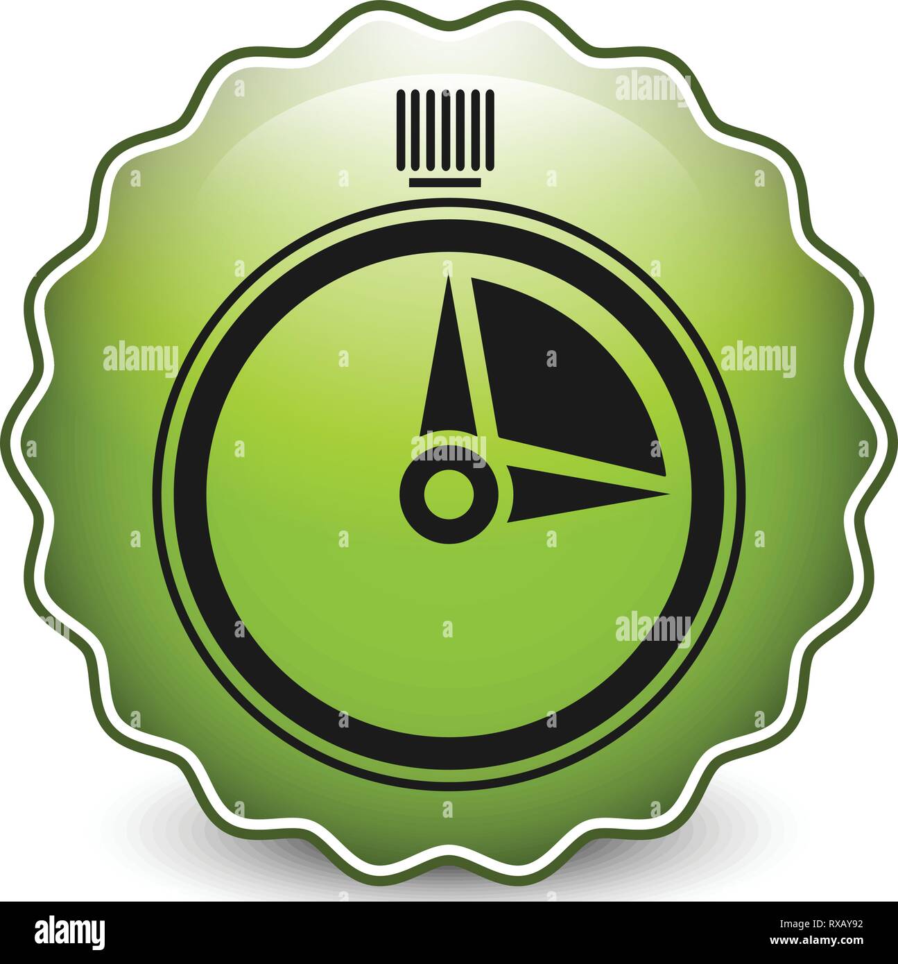 Timer, stopwatch icon. Urgency, turnaround time, schedule concepts ...