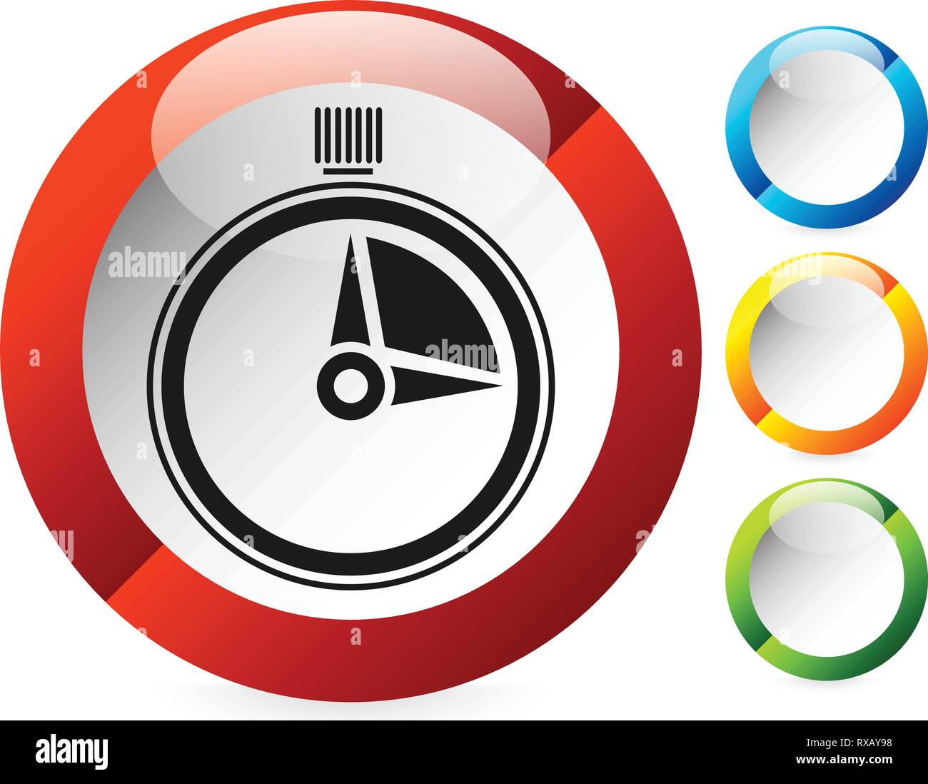 Timer, stopwatch icon. Urgency, turnaround time, schedule concepts ...